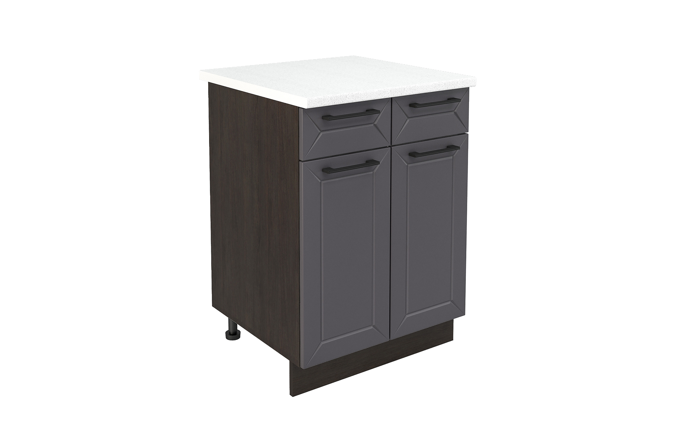 Купить Кёльн ШН2Я 600 шкаф нижний с 2 мя ящиками и дверцами Тоффи софт за 4 490 ₽ в Санкт