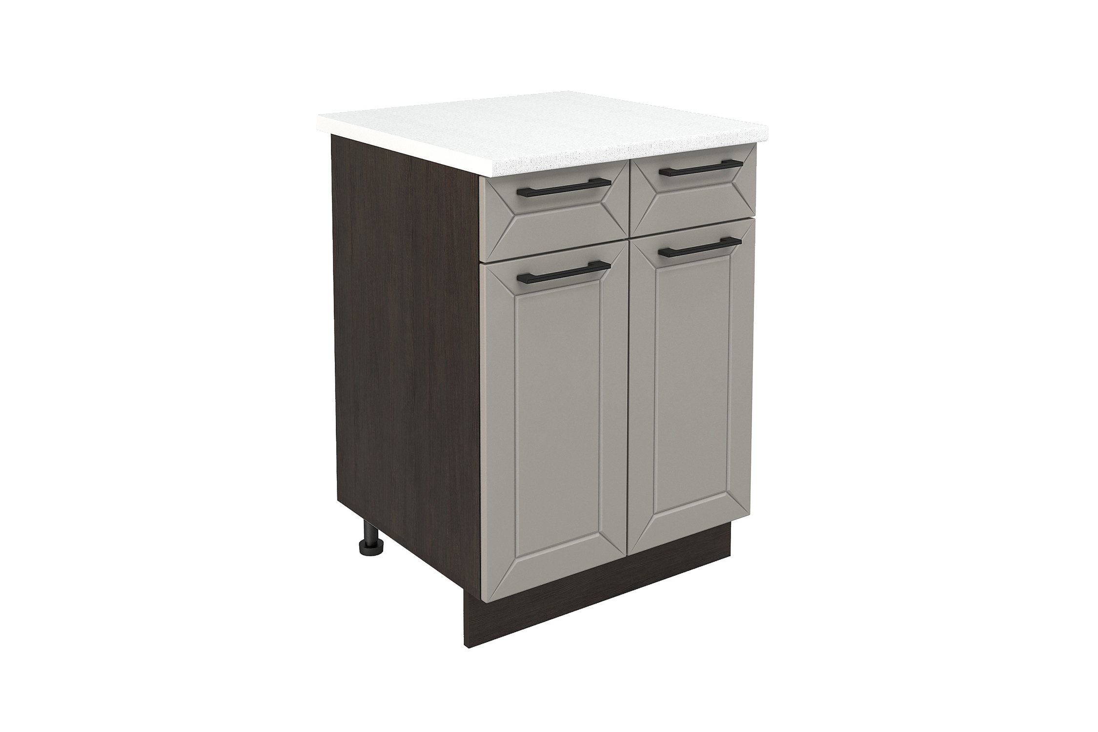 Купить Кёльн ШН2Я 600 шкаф нижний с 2 мя ящиками и дверцами Тоффи софт за 4 490 ₽ в Санкт