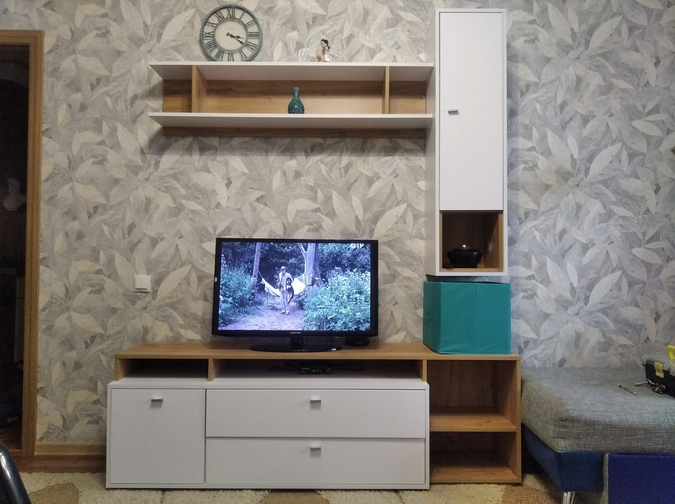 Модульная гостиная Бэль белый премиум арт. 08-169255 купить в Североморске по цене 11 588 руб ...