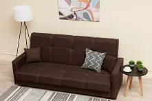 Диван книжка Прайм коричневый арт. 08-137707 125х187 см купить по цене ...