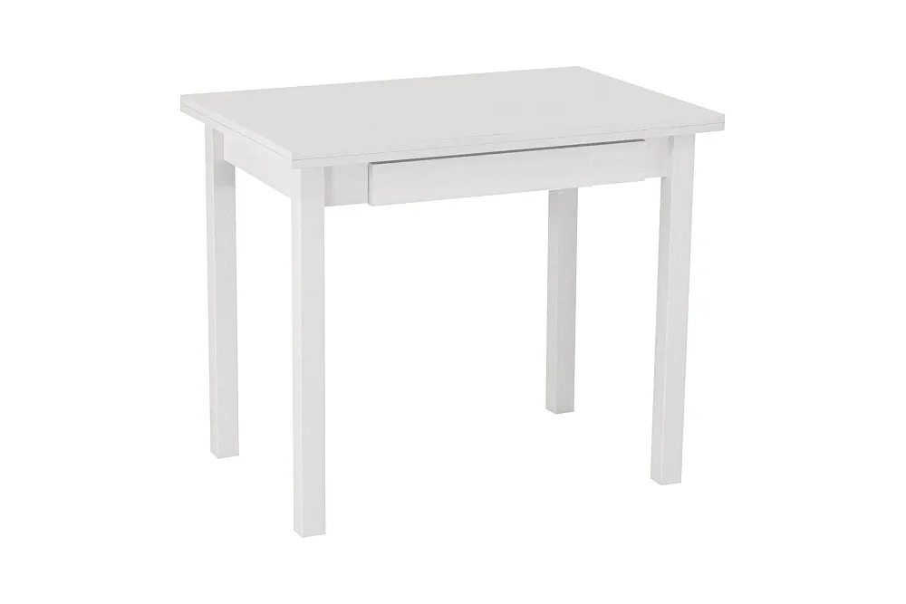Стол обеденный раскладной с ящиком белый купить в Самаре по цене 4 890 ...