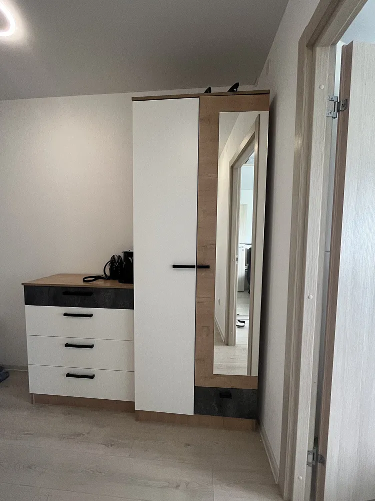 Комод Адель 800-4Я дуб вотан / белый гладкий арт. 08-179381 купить в ...