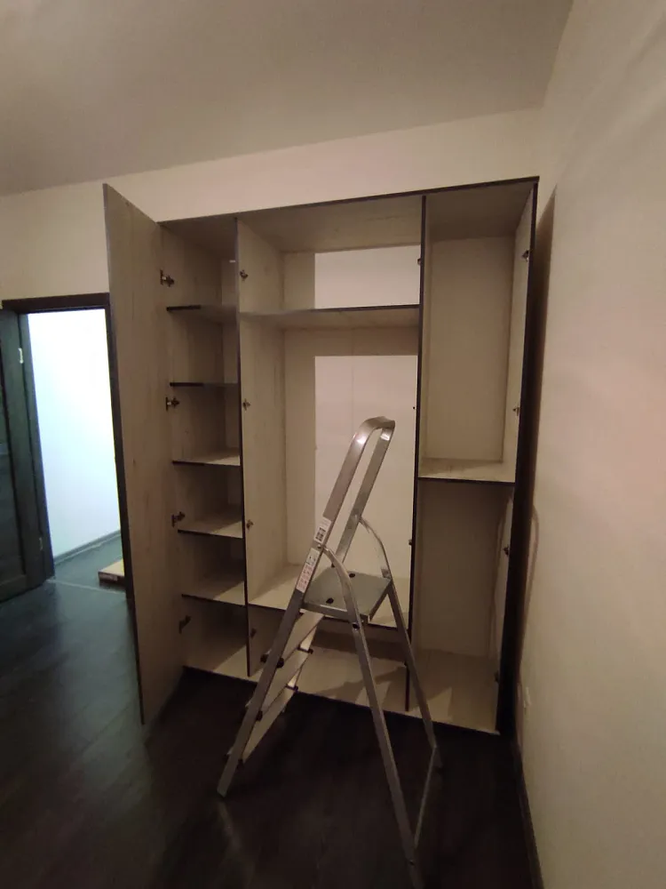 Шкаф 4-х створчатый с антресолью Норд графит арт. 08-147441 купить в ...